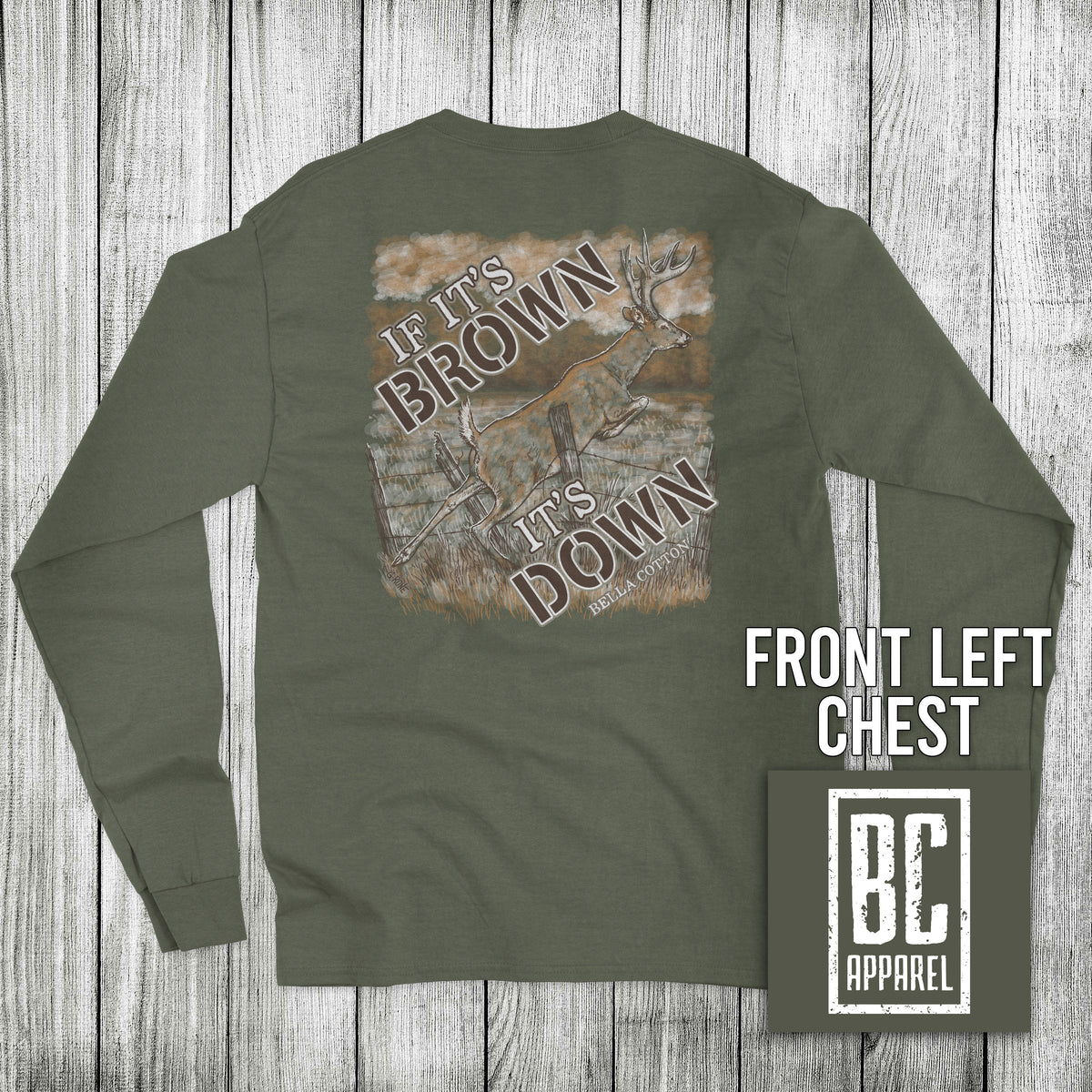 Brown and Down – Bella Cotton Apparel